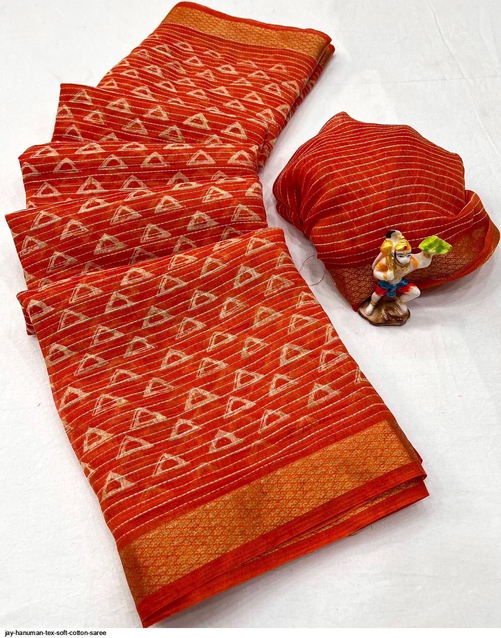 JAY HANUMAN TEX SOFT COTTON saree