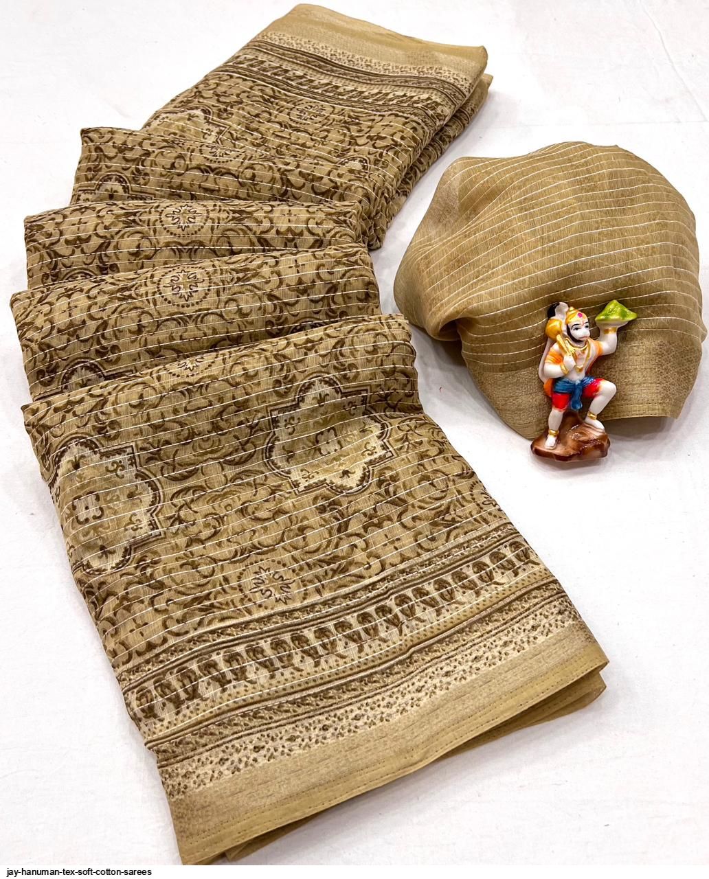 JAY HANUMAN TEX SOFT COTTON sarees