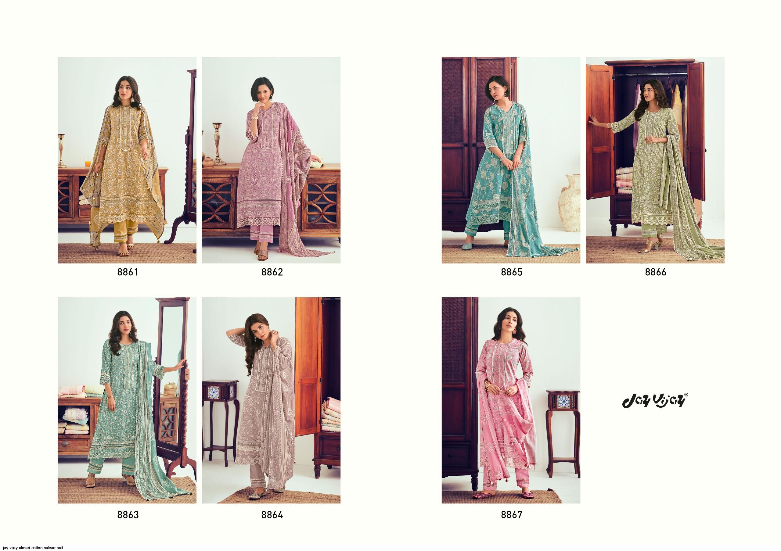 JAY VIJAY ALMARI COTTON SALWAR SUIT