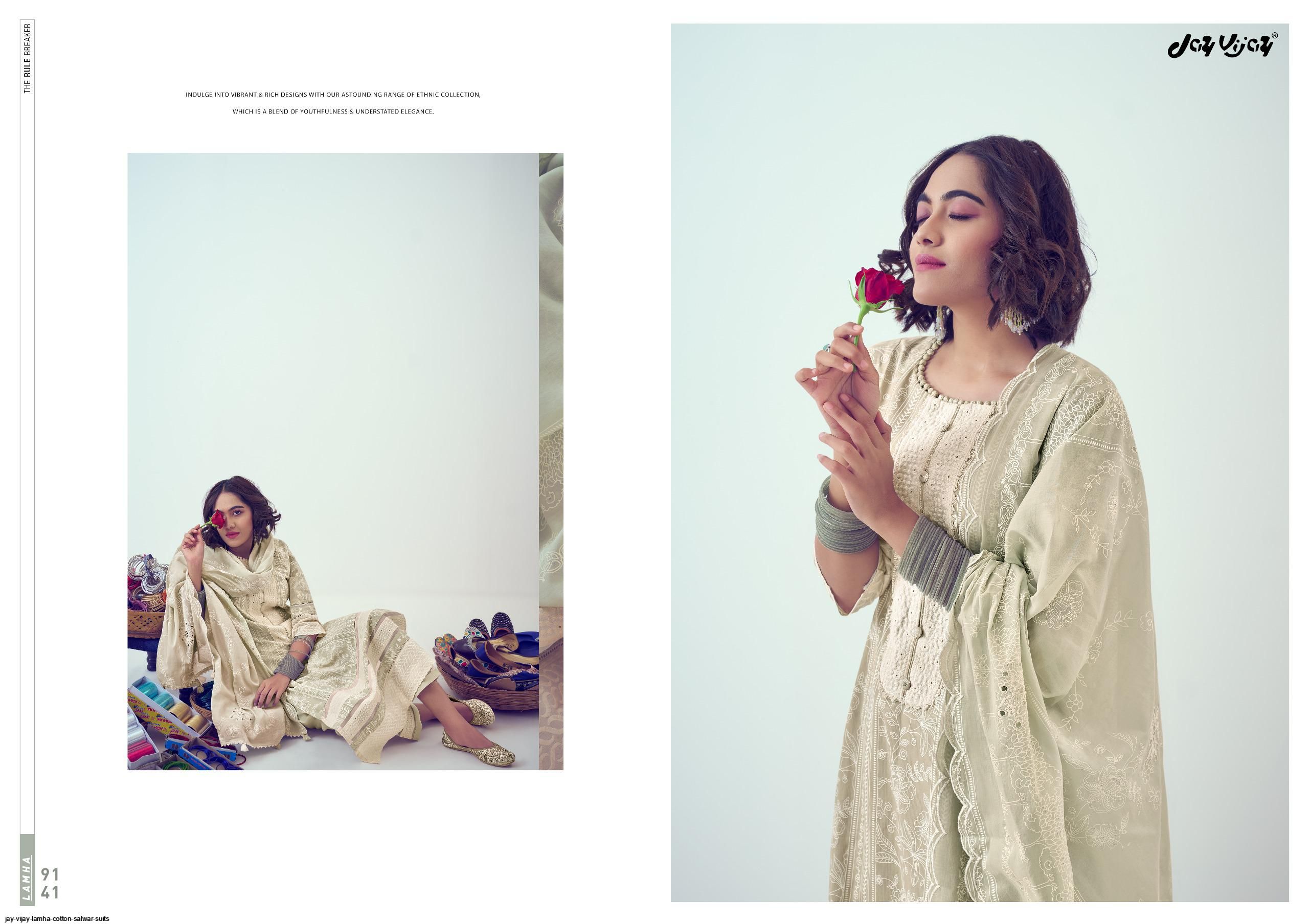 JAY VIJAY LAMHA COTTON SALWAR SUITS