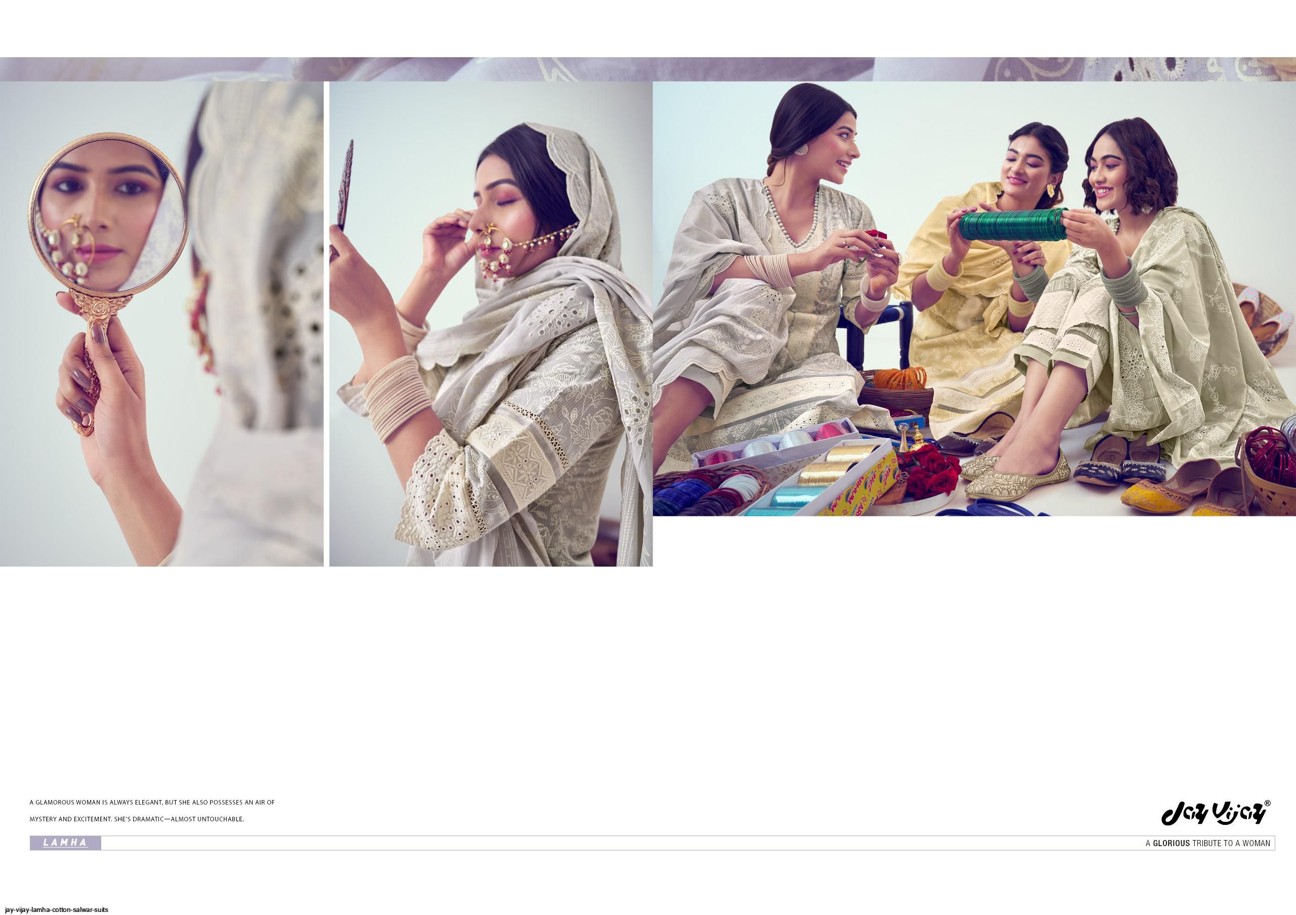 JAY VIJAY LAMHA COTTON SALWAR SUITS