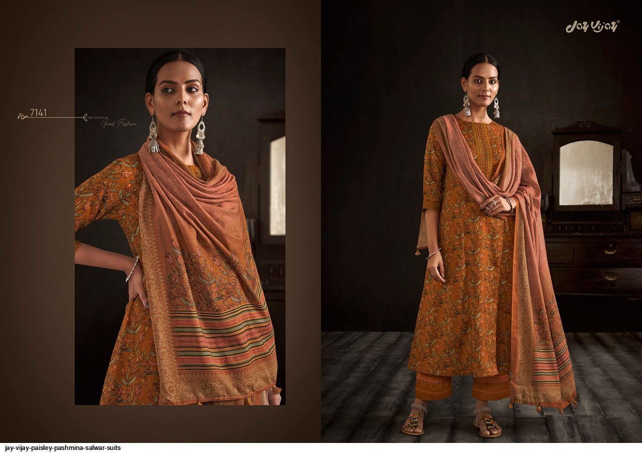 JAY VIJAY PAISLEY PASHMINA SALWAR SUITS