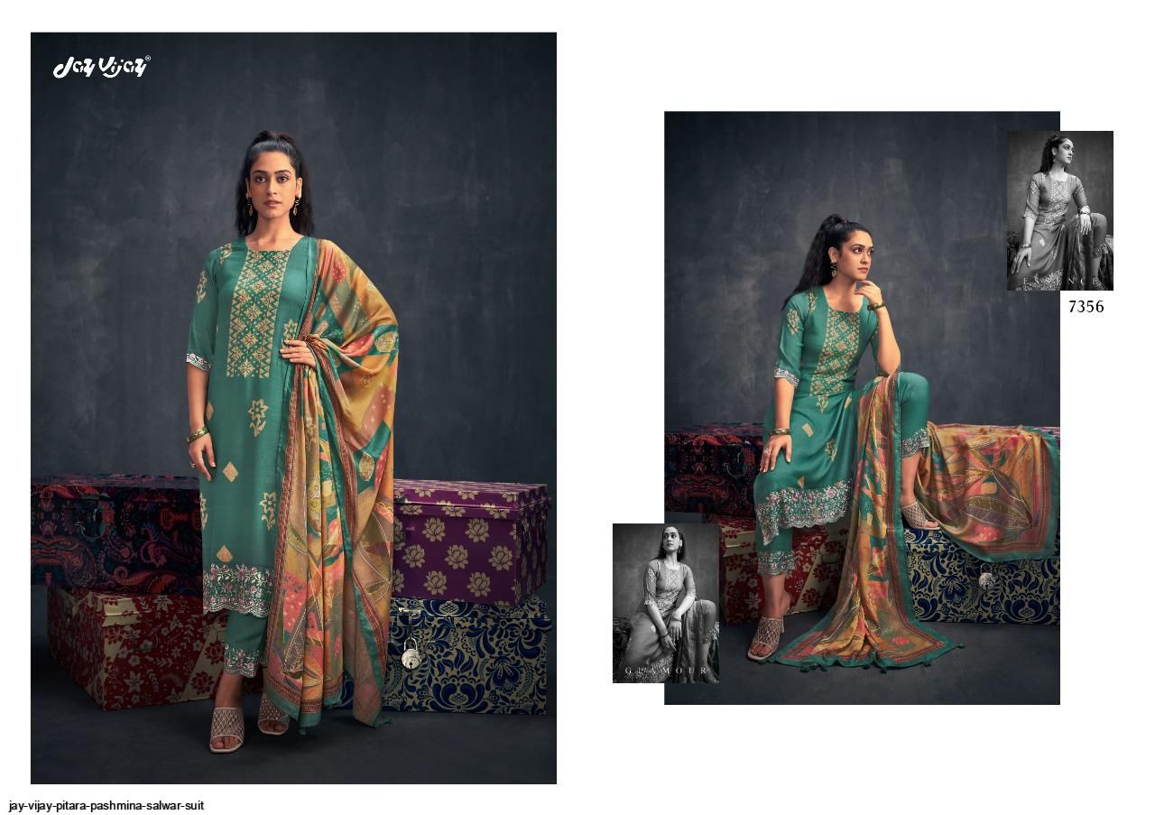 JAY VIJAY PITARA PASHMINA SALWAR SUIT
