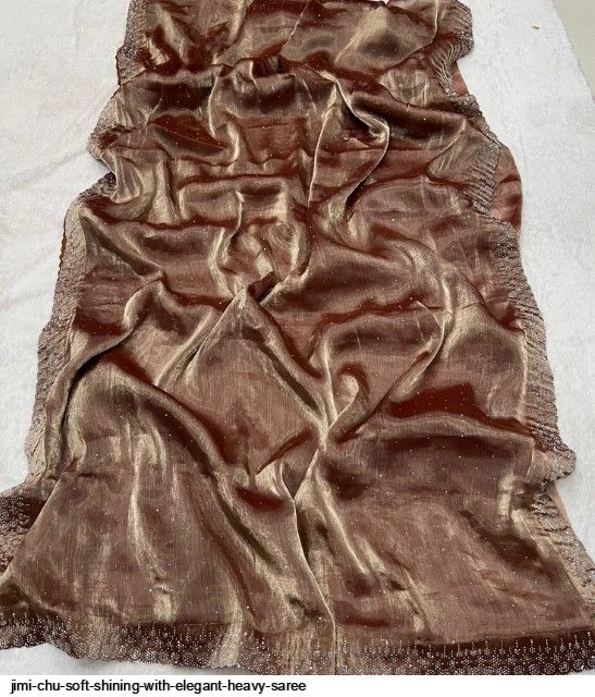 Jimi Chu SOFT SHINING With Elegant Heavy Saree