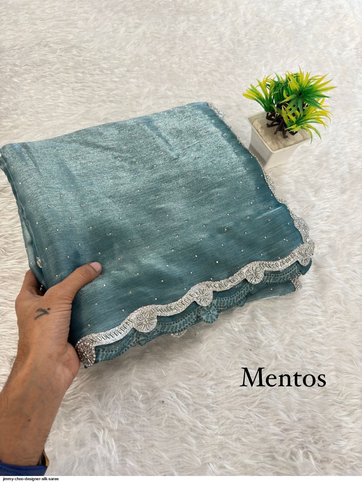 JIMMY CHOO DESIGNER SILK SAREE