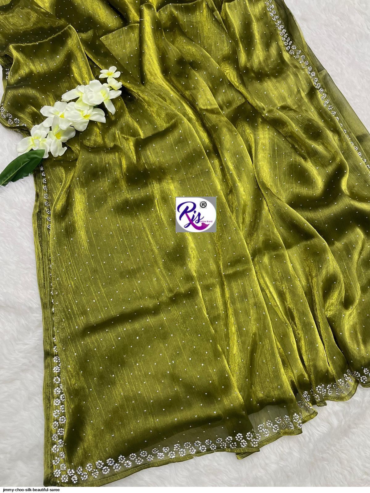 JIMMY CHOO SILK BEAUTIFUL SAREE