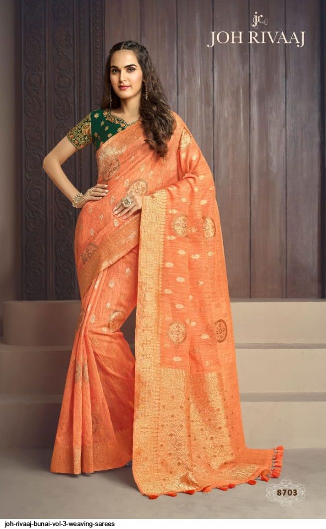 JOH RIVAAJ BUNAI VOL 3 WEAVING SAREES