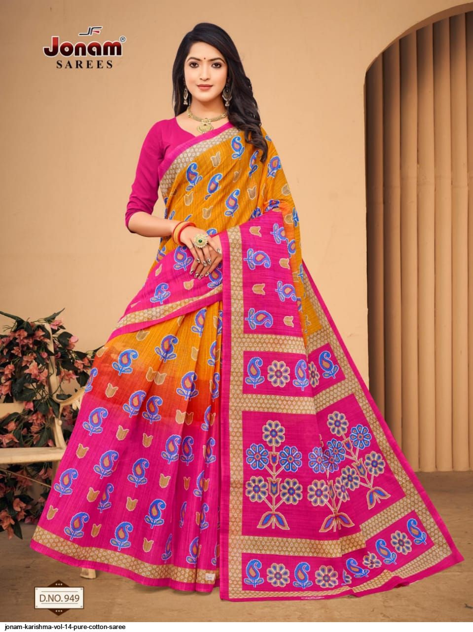 JONAM KARISHMA VOL 14 PURE COTTON SAREE
