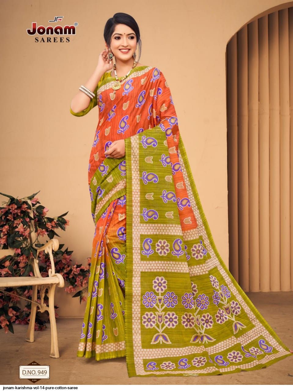 JONAM KARISHMA VOL 14 PURE COTTON SAREE