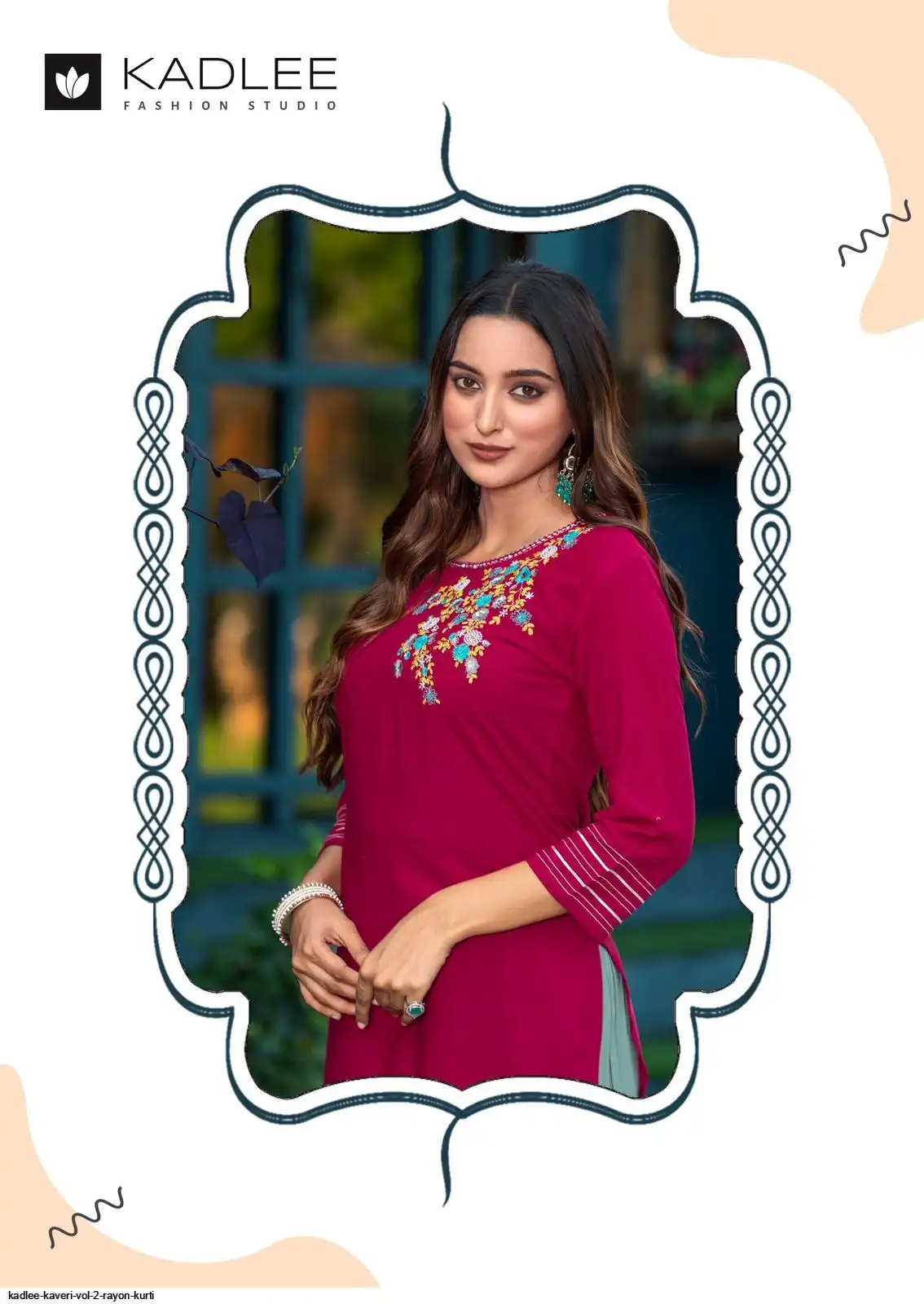 KADLEE Kaveri Vol 2 RAYON KURTI