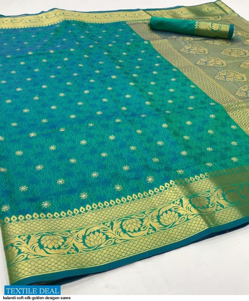Kalandi SOFT SILK GOLDEN DESIGEN SAREE