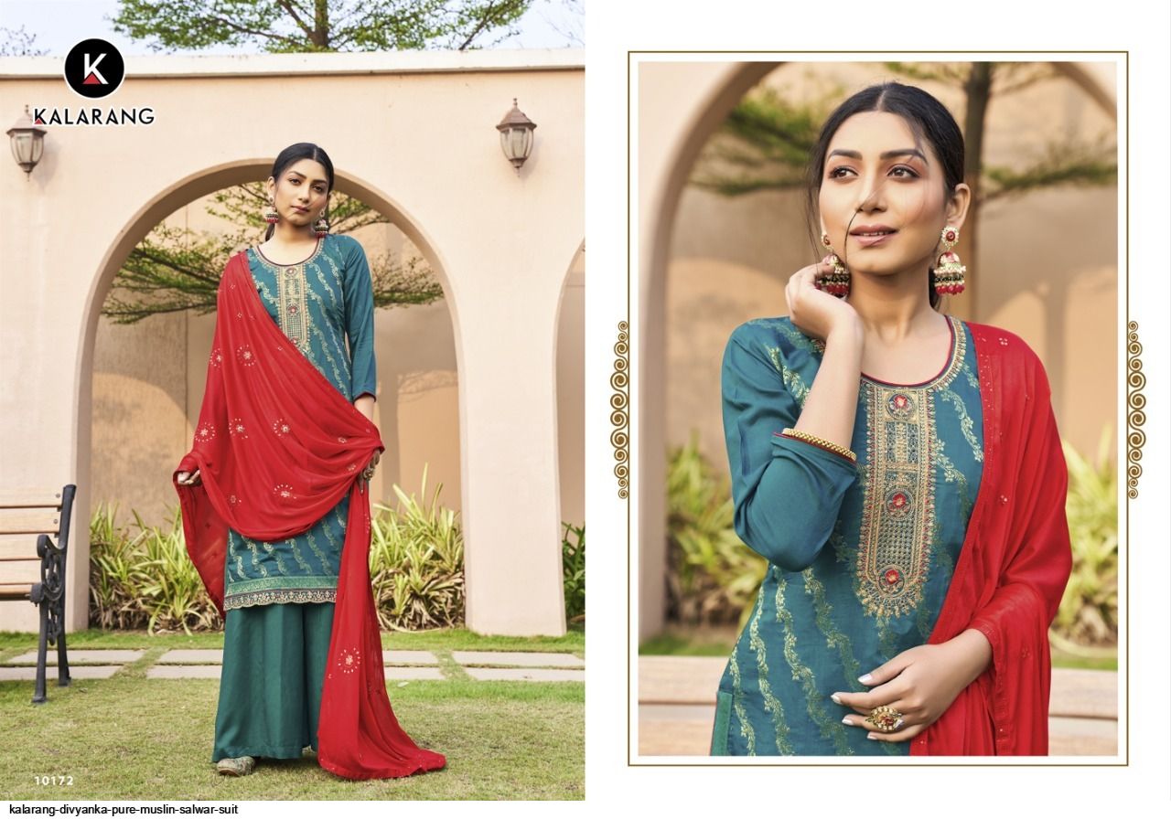 KALARANG DIVYANKA Pure Muslin SALWAR SUIT