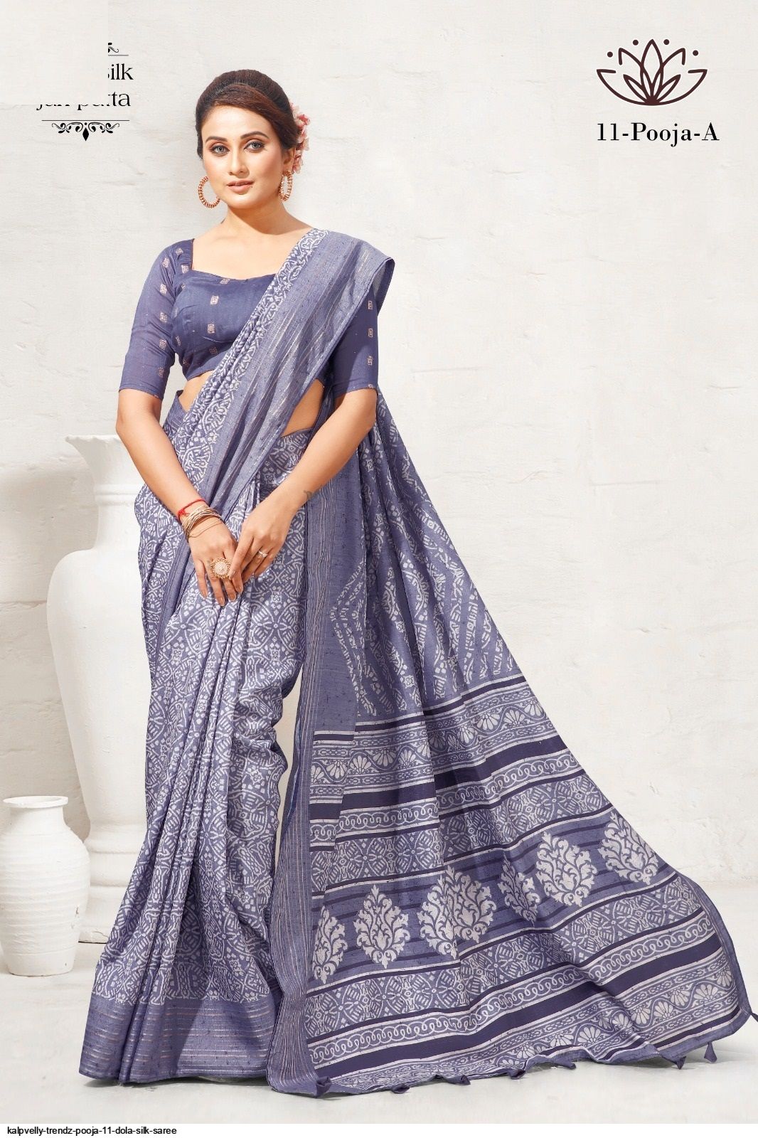 KALPVELLY TRENDZ Pooja 11 DOLA SILK SAREE