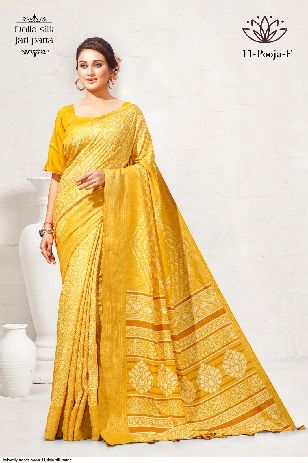 KALPVELLY TRENDZ Pooja 11 DOLA SILK SAREE
