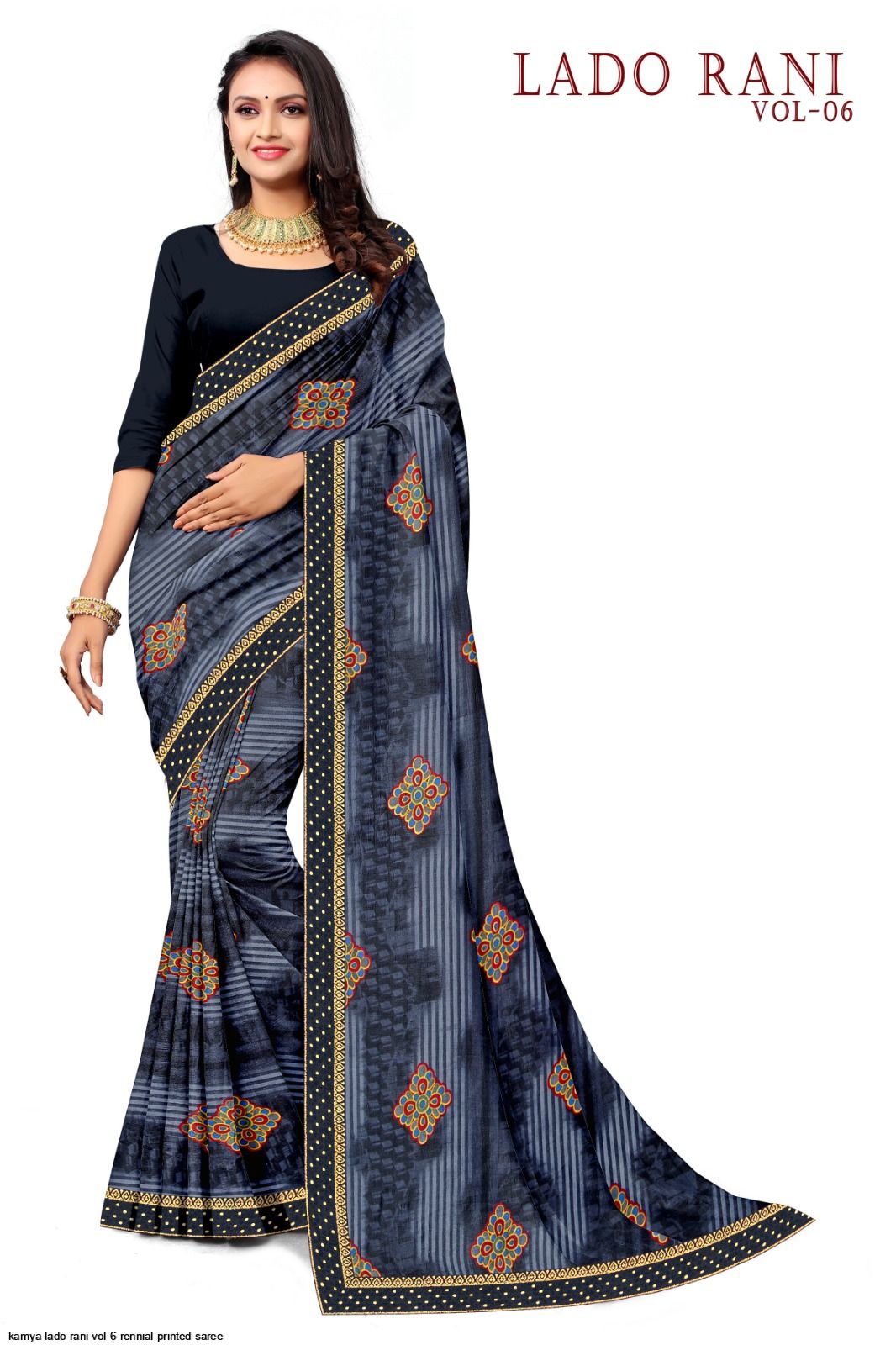 Kamya Lado Rani Vol 6 rennial printed saree