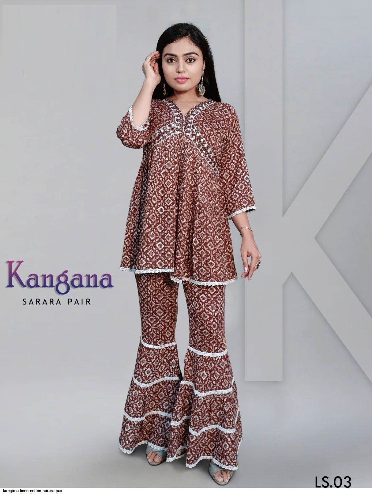 KANGANA LINEN COTTON SARARA PAIR