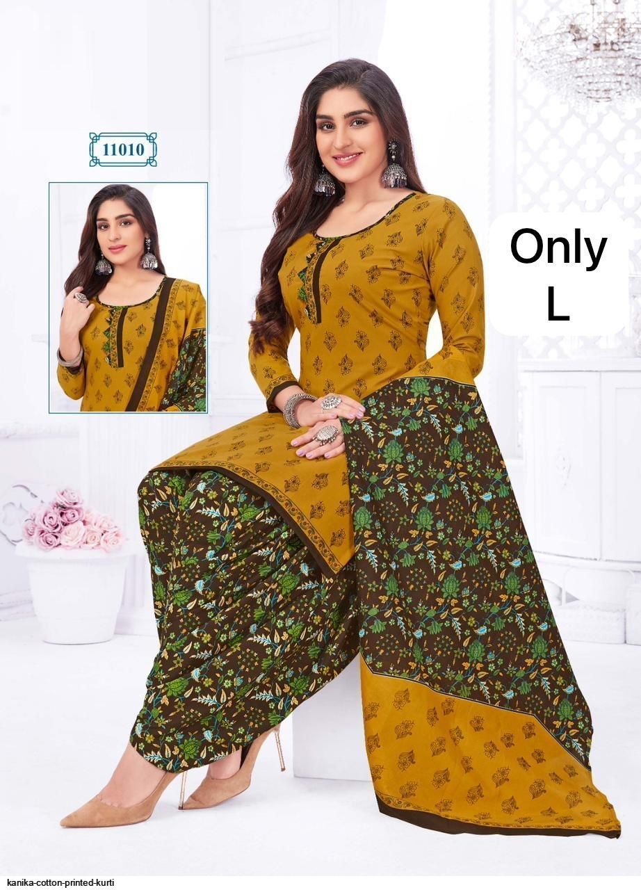 KANIKA COTTON PRINTED KURTI