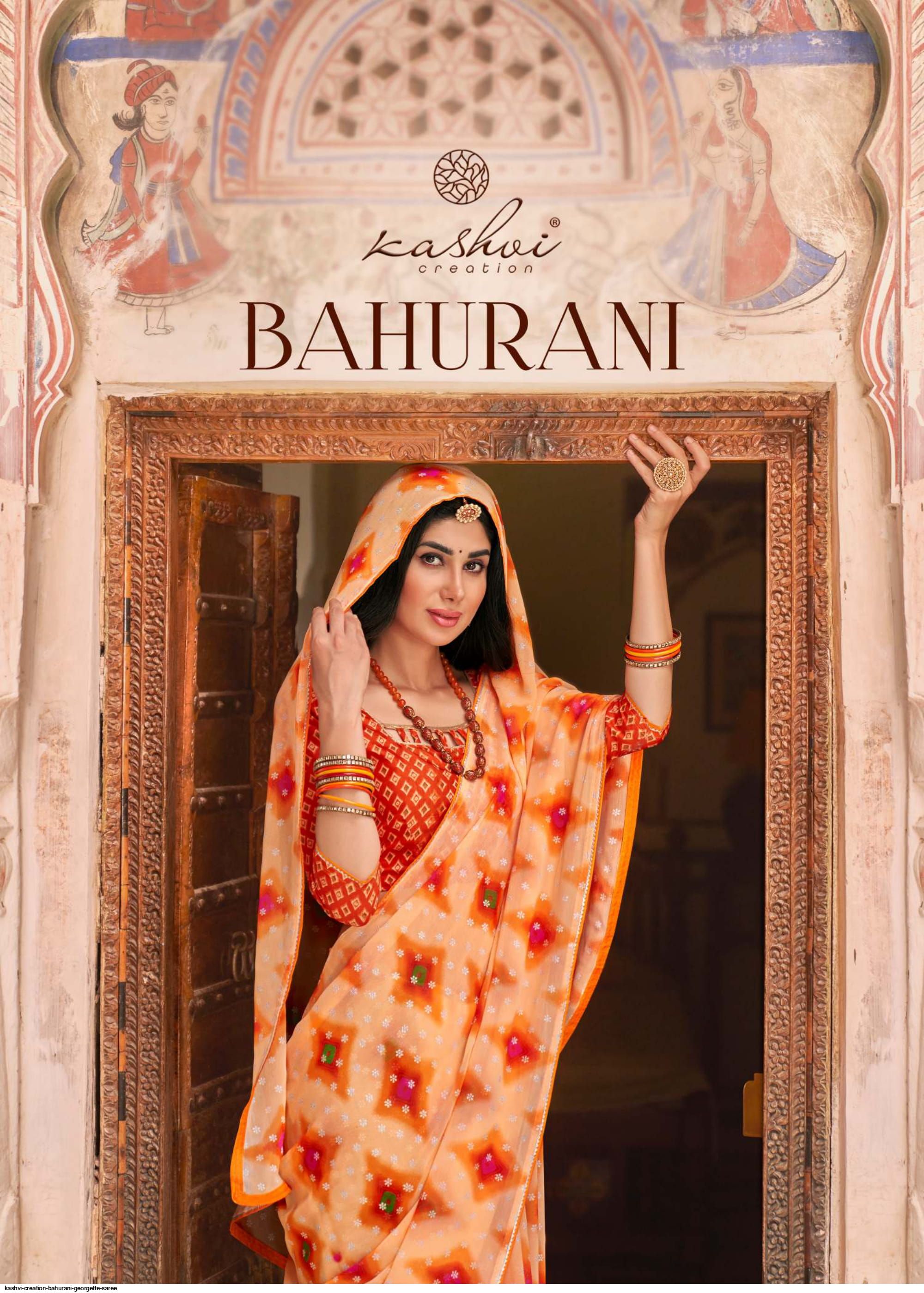 KASHVI CREATION BAHURANI GEORGETTE SAREE