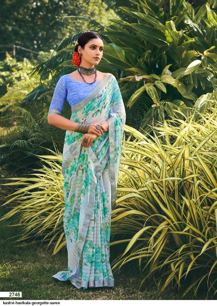 KASHVI HASTKALA GEORGETTE SAREE