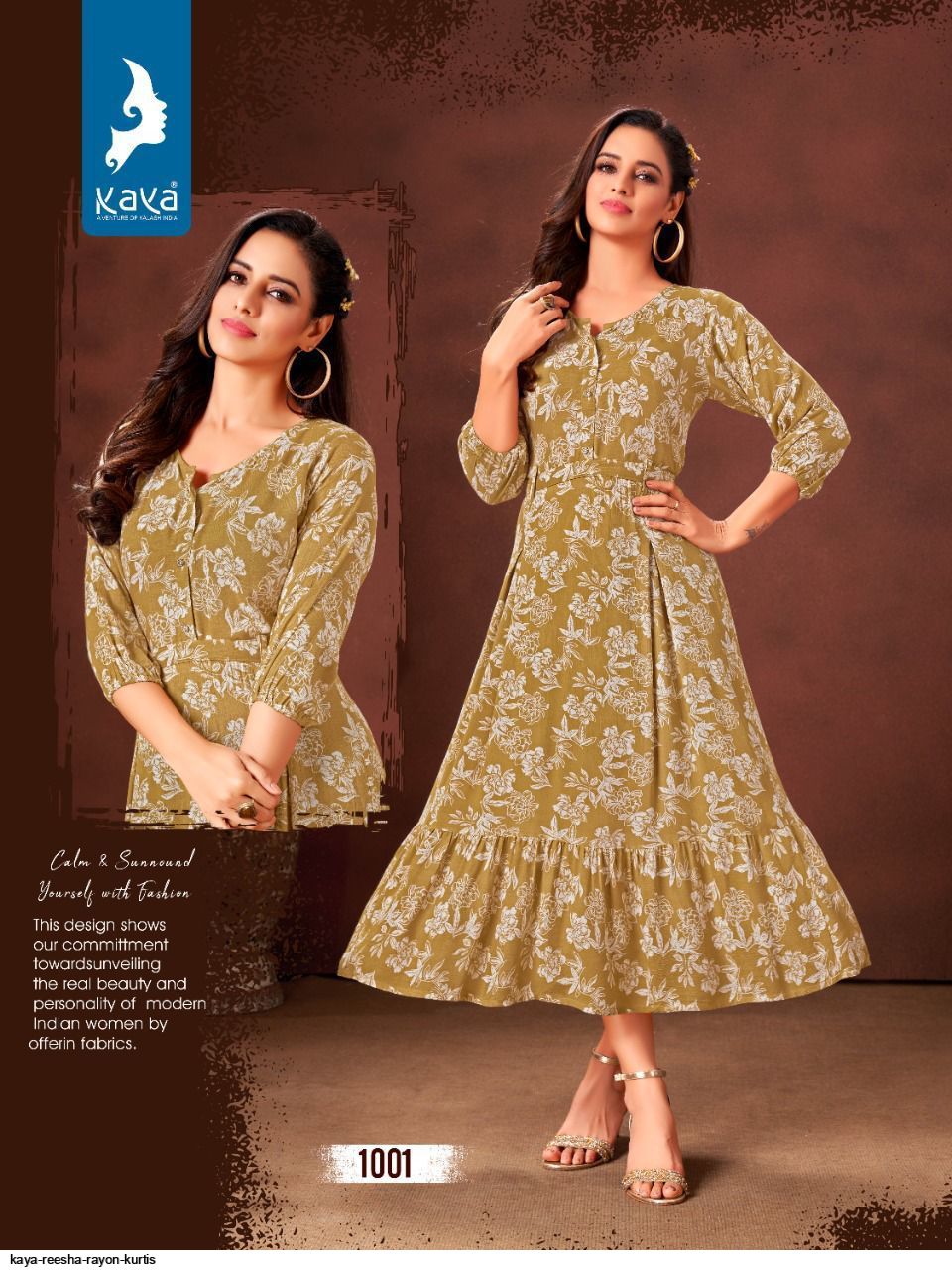 Kaya Reesha Rayon KURTIS