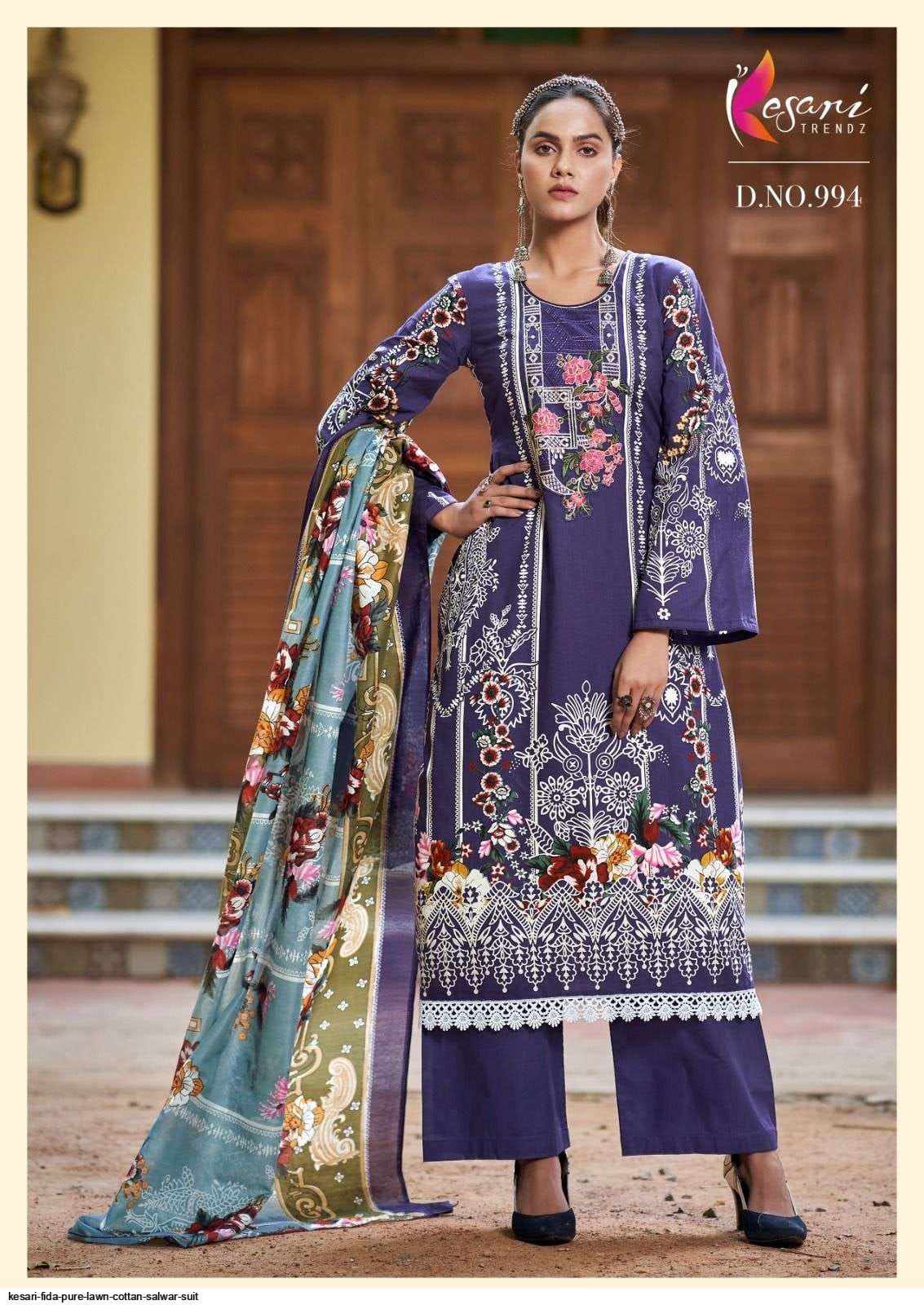 Kesari FIDA PURE LAWN COTTAN salwar suit