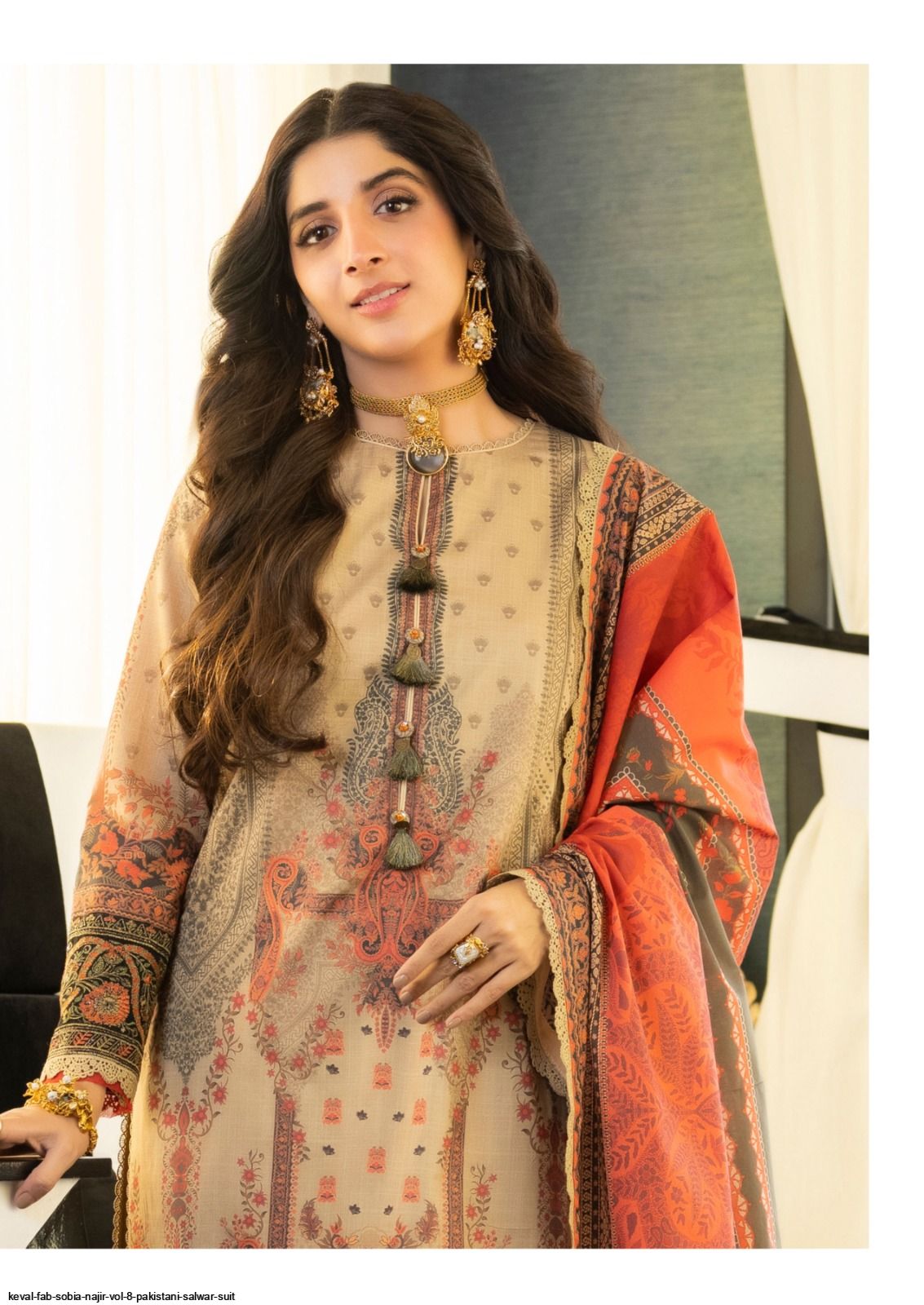 KEVAL FAB SOBIA NAJIR VOL 8 PAKISTANI SALWAR SUIT