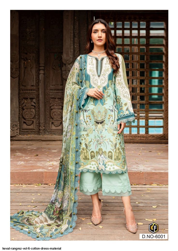 Keval Rangrez Vol-6 Cotton Dress Material