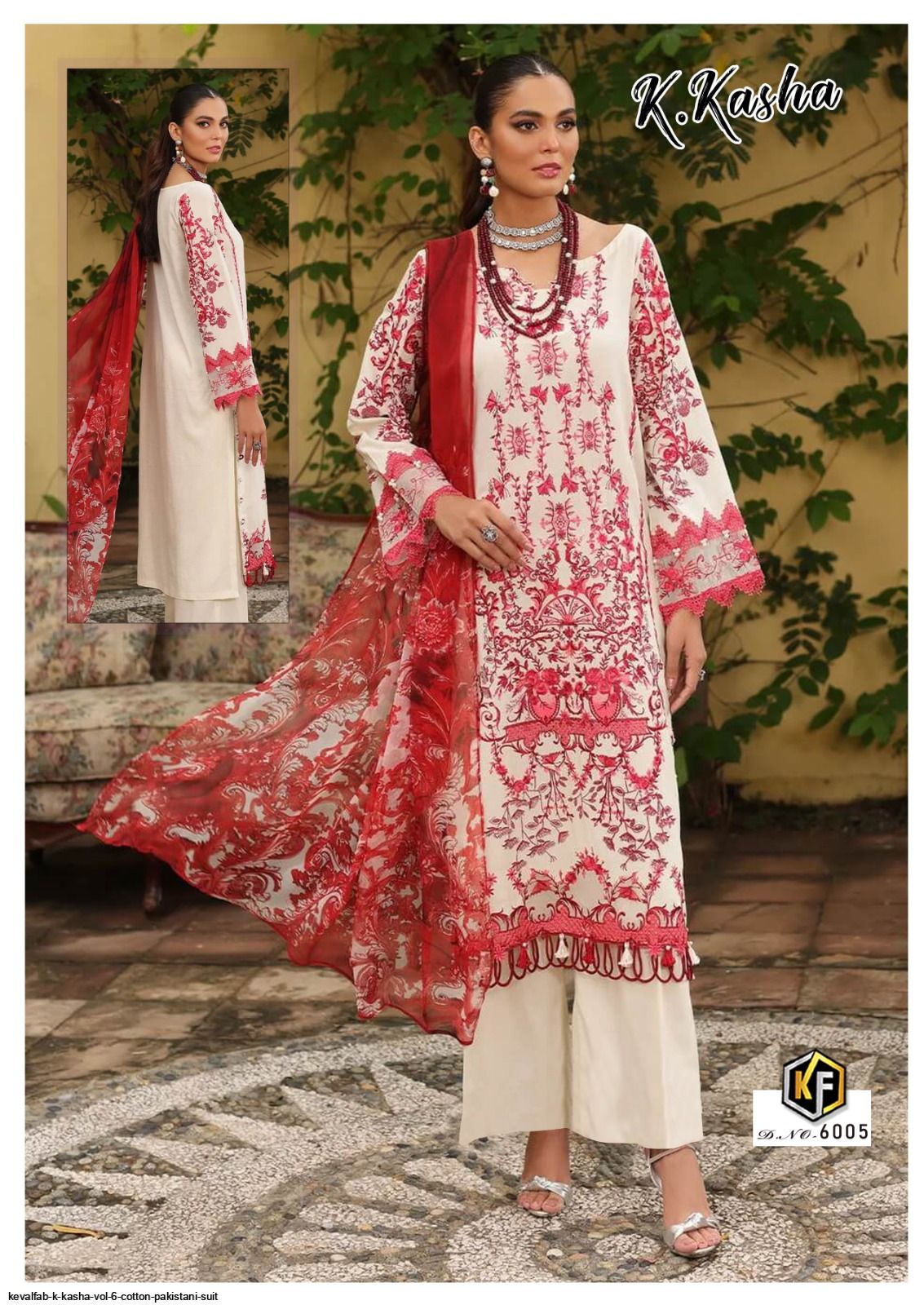 KEVALFAB K KASHA VOL 6 COTTON Pakistani suit