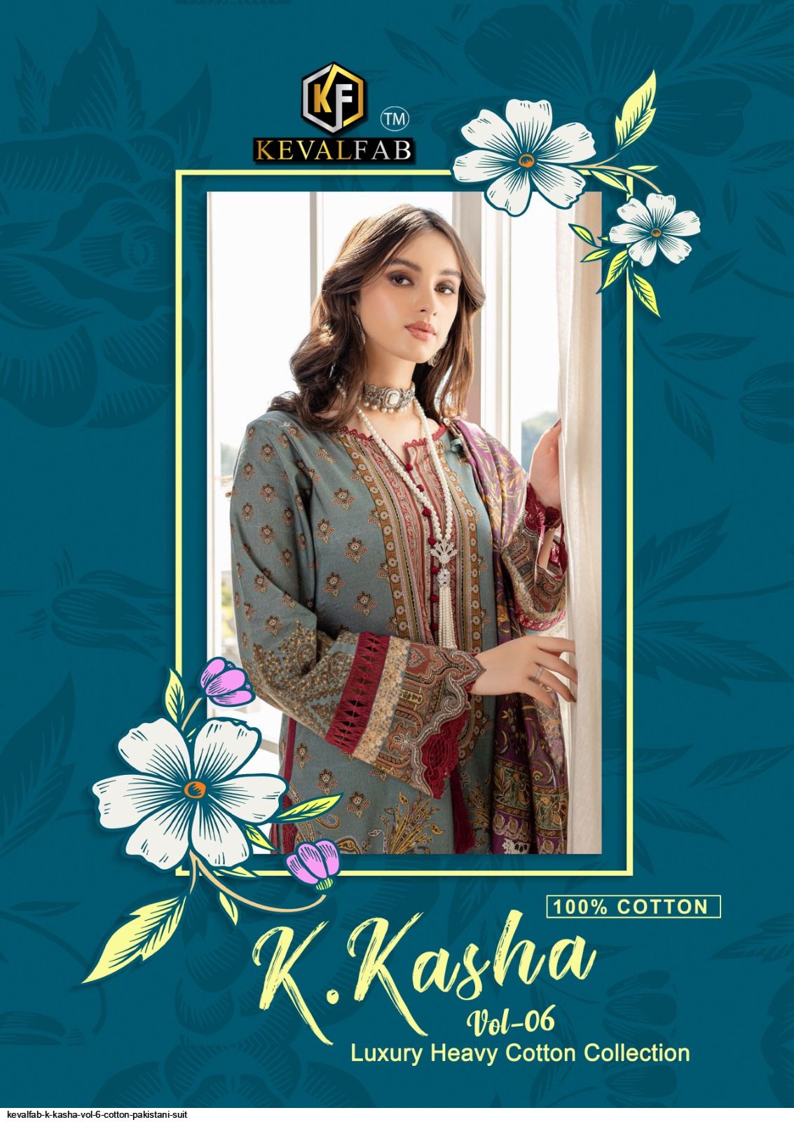 KEVALFAB K KASHA VOL 6 COTTON Pakistani suit