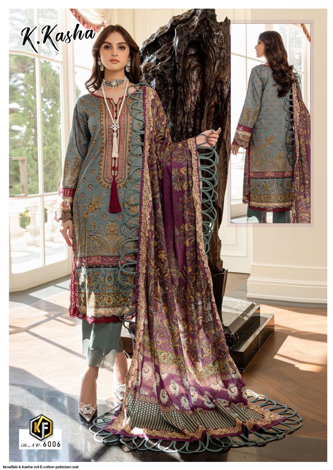 KEVALFAB K KASHA VOL 6 COTTON Pakistani suit