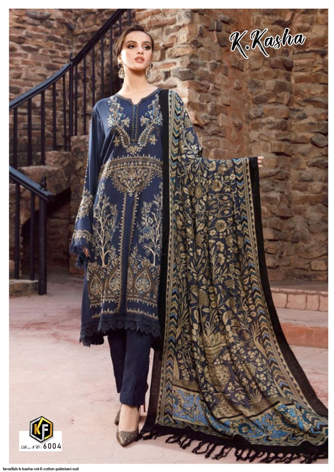 KEVALFAB K KASHA VOL 6 COTTON Pakistani suit