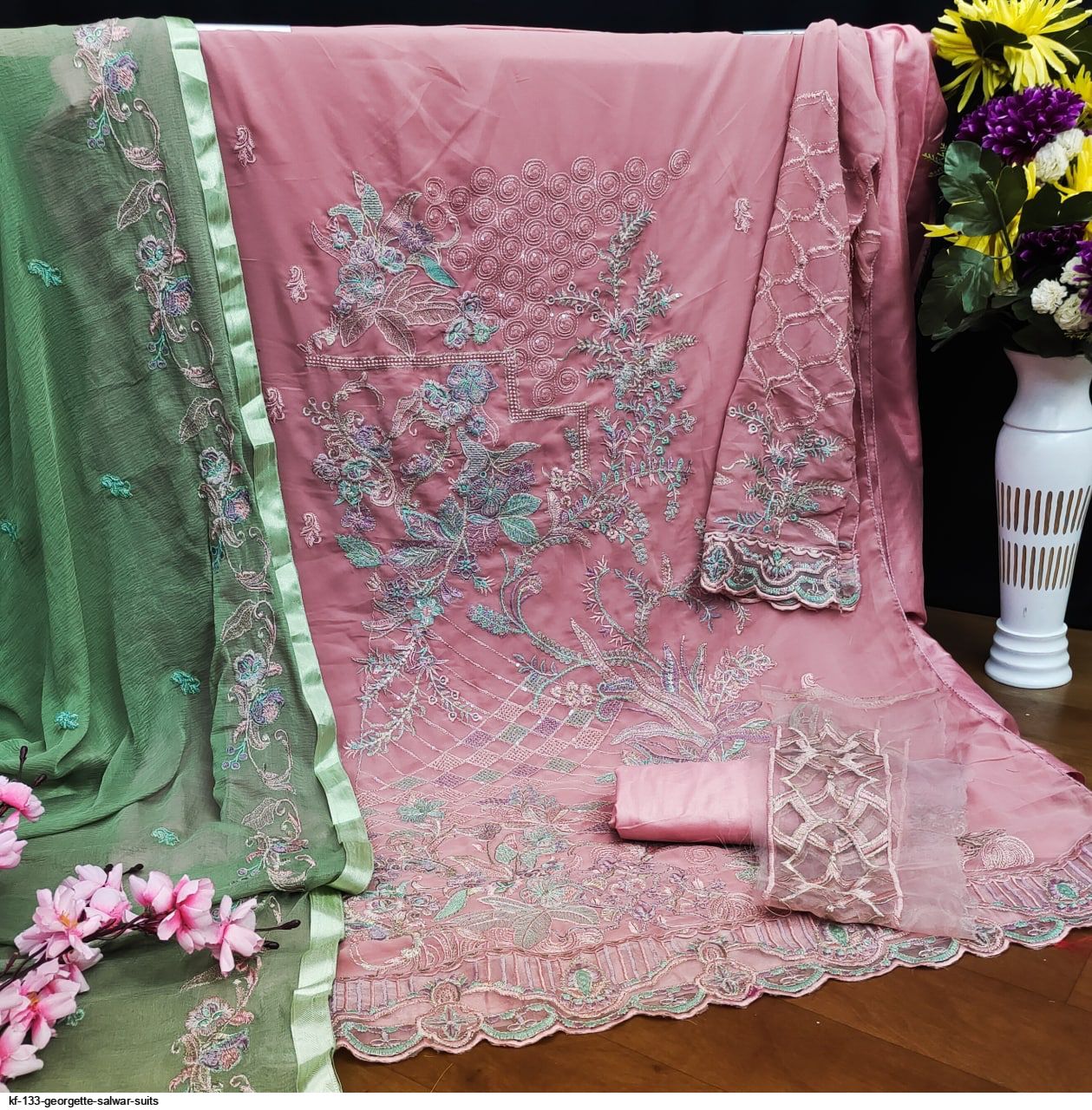 KF 133 GEORGETTE SALWAR SUITS