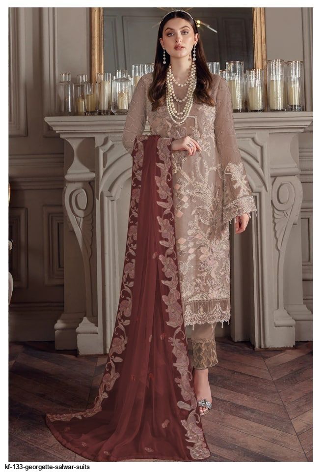 KF 133 GEORGETTE SALWAR SUITS