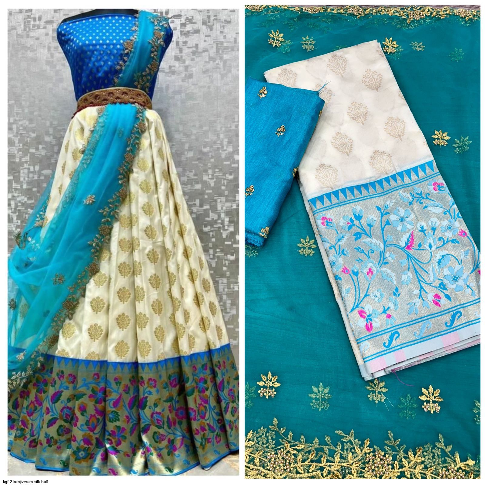 KGF 2 KANJIVERAM SILK HALF