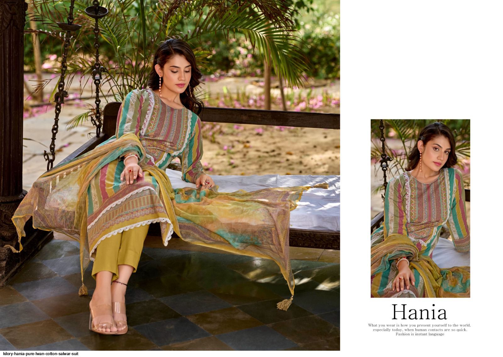 KILORY Hania PURE LWAN COTTON SALWAR SUIT