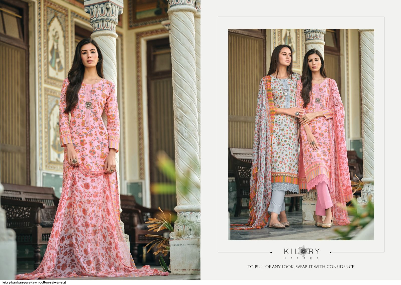 KILORY KANIKARI PURE LAWN COTTON SALWAR SUIT