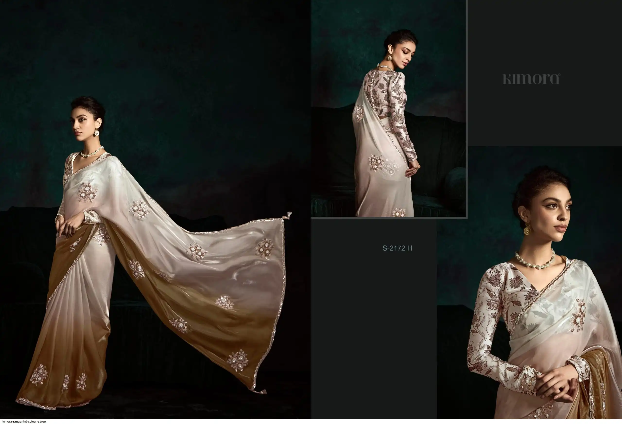 Kimora Rangat Hit Colour Saree