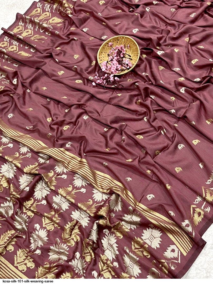 KOSA SILK 101 SILK WEAVING SAREE