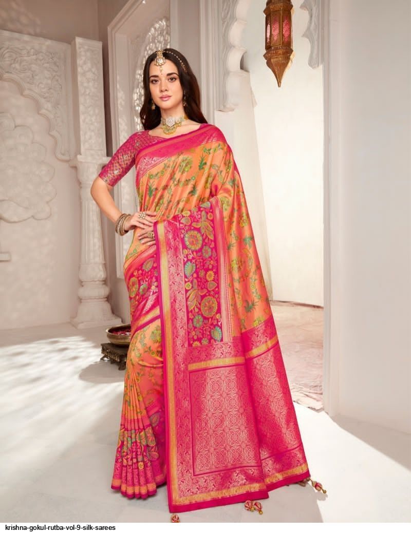 KRISHNA GOKUL RUTBA VOL 9 SILK SAREES