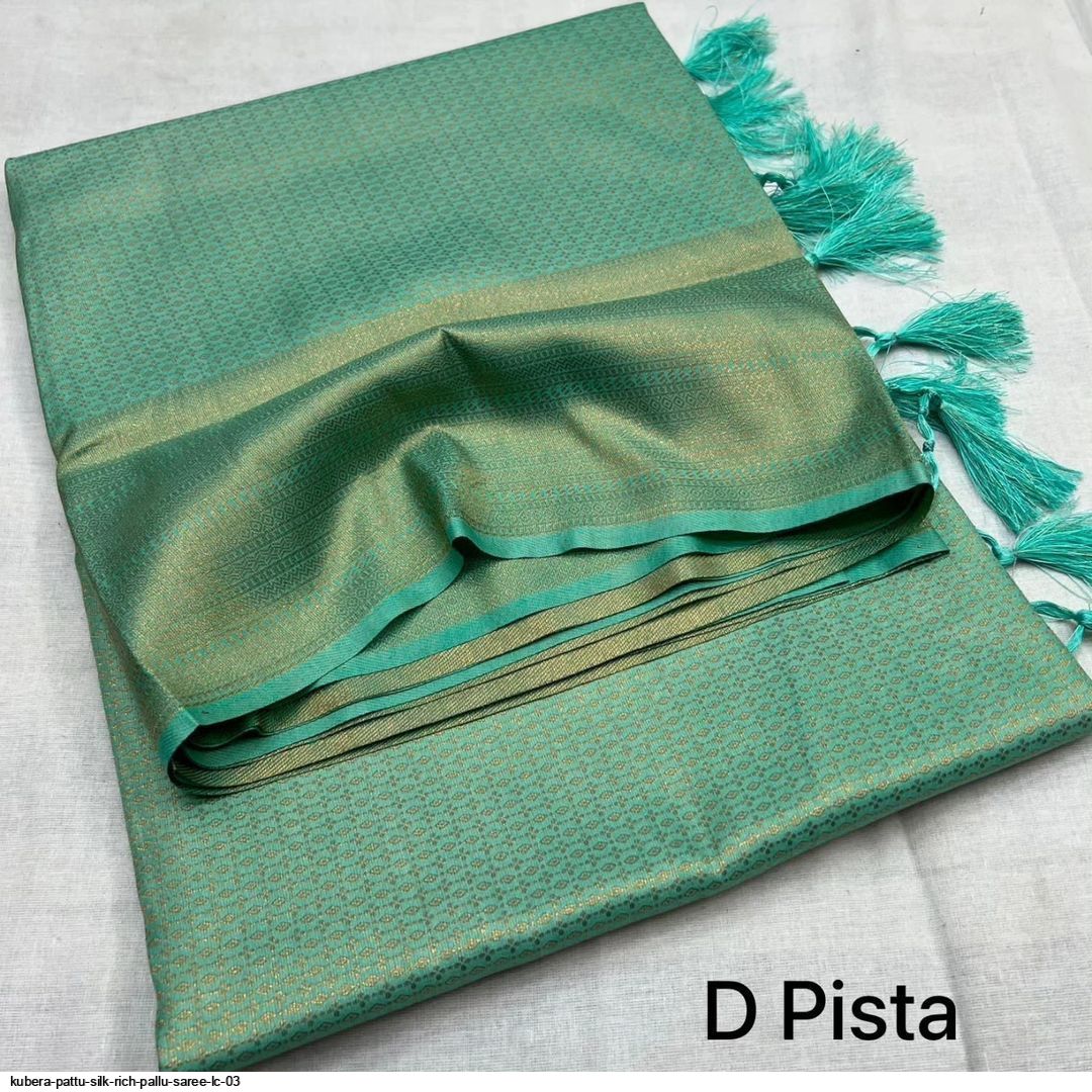Kubera Pattu Silk Rich Pallu Saree LC 03