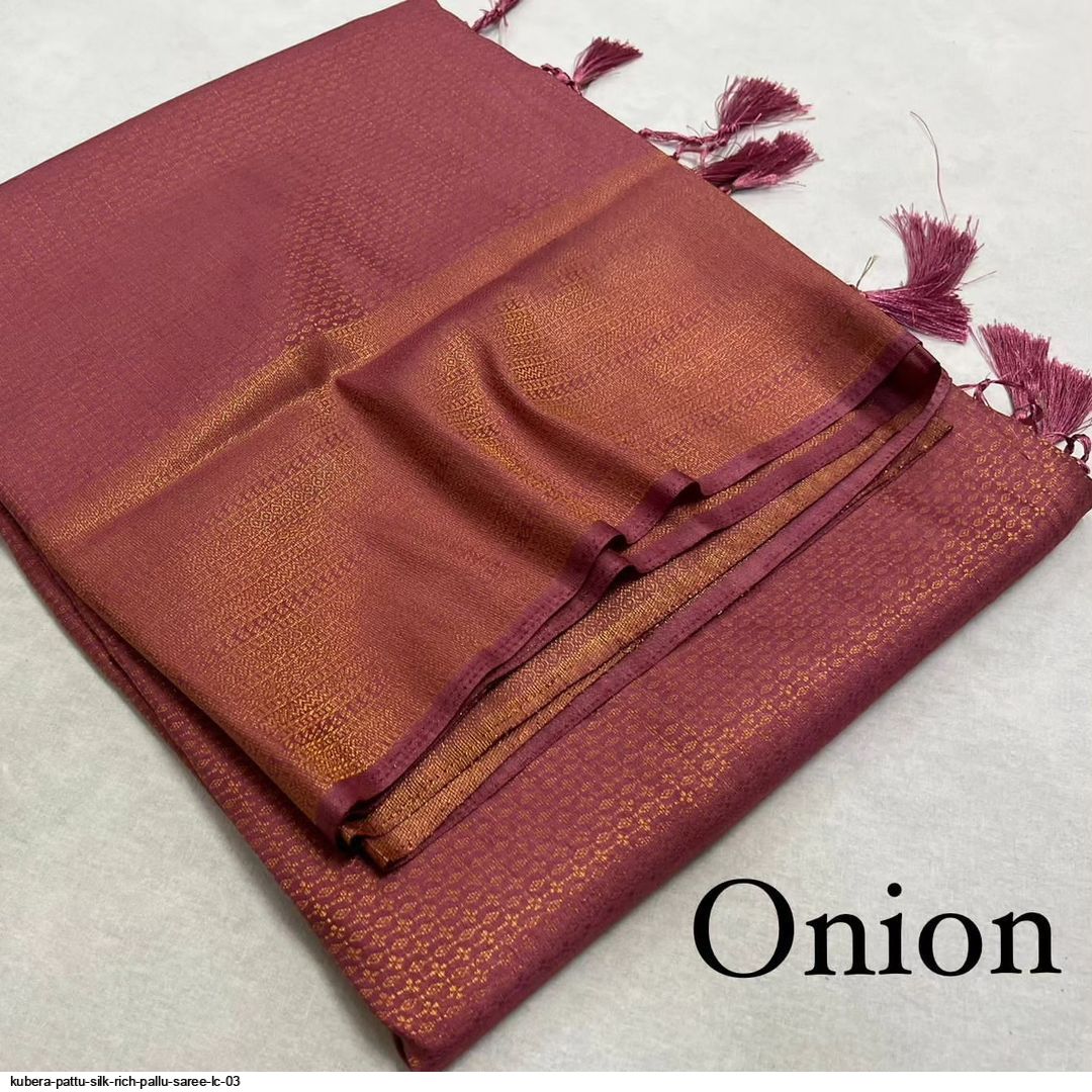 Kubera Pattu Silk Rich Pallu Saree LC 03