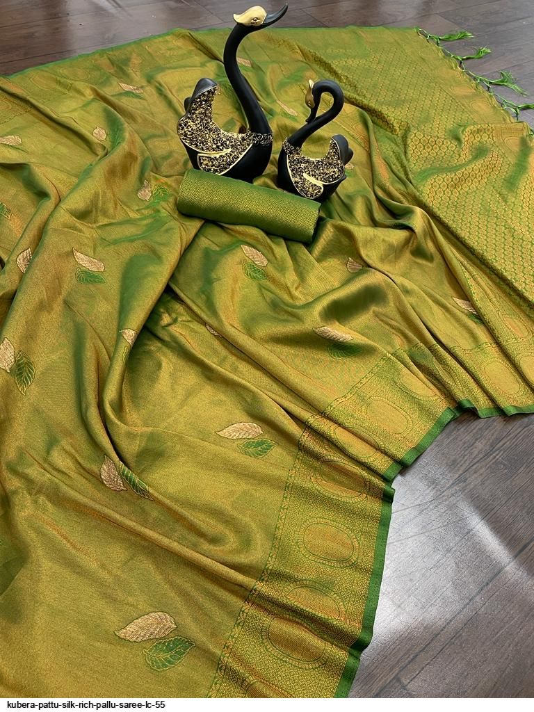 KUBERA PATTU SILK RICH PALLU SAREE LC 55