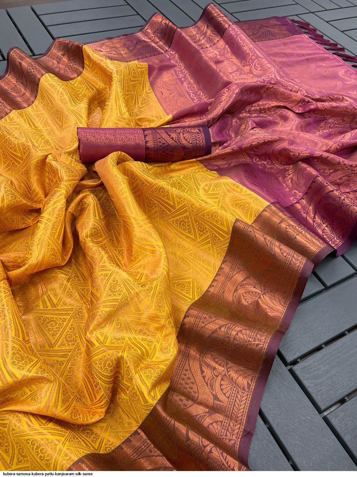 KUBERA SAMOSA Kubera Pattu kanjivaram silk SAREE