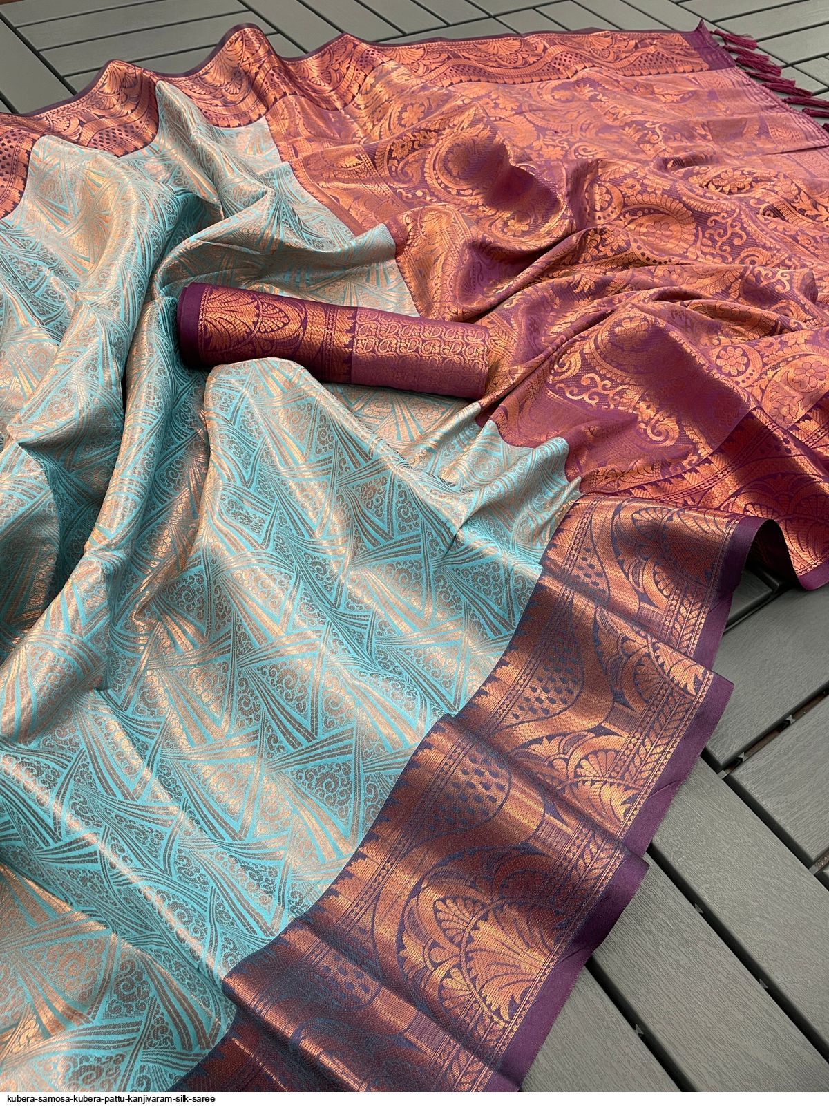 KUBERA SAMOSA Kubera Pattu kanjivaram silk SAREE