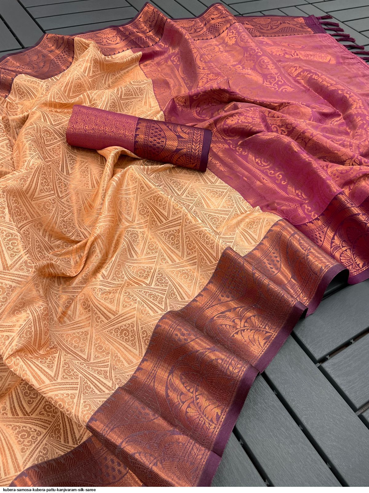 KUBERA SAMOSA Kubera Pattu kanjivaram silk SAREE