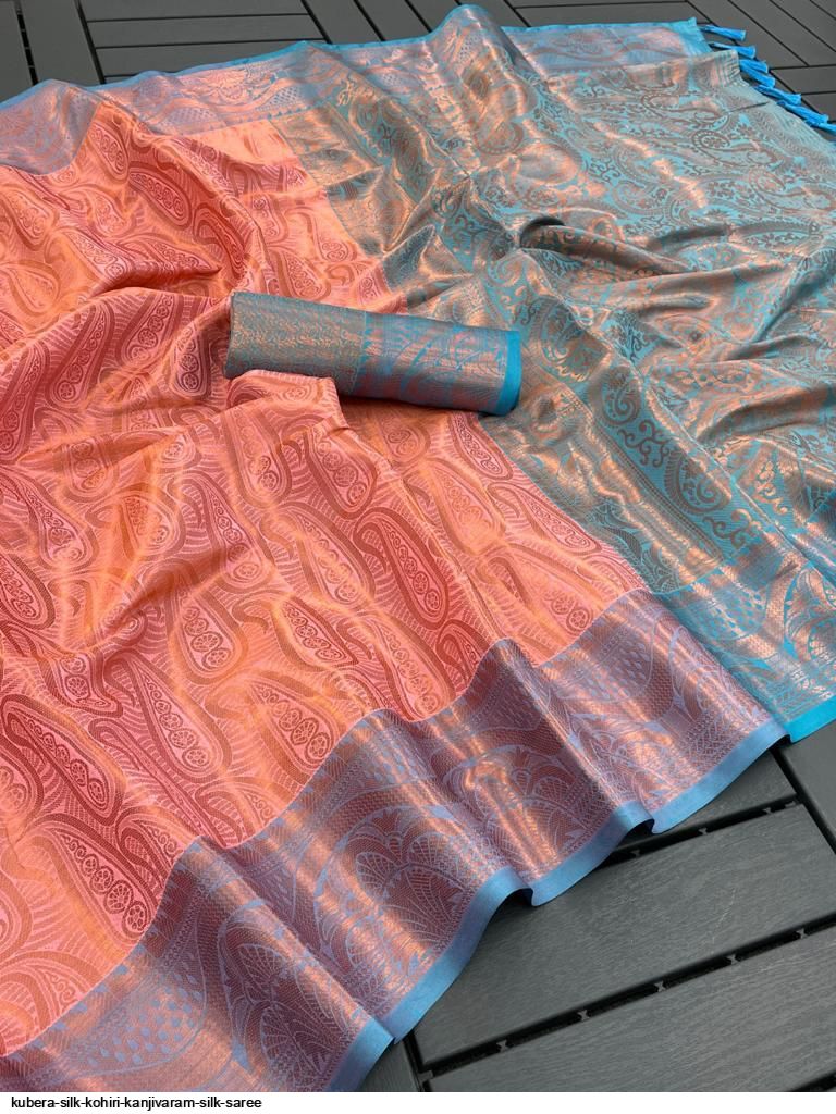 KUBERA SILK KOHIRI kanjivaram silk SAREE