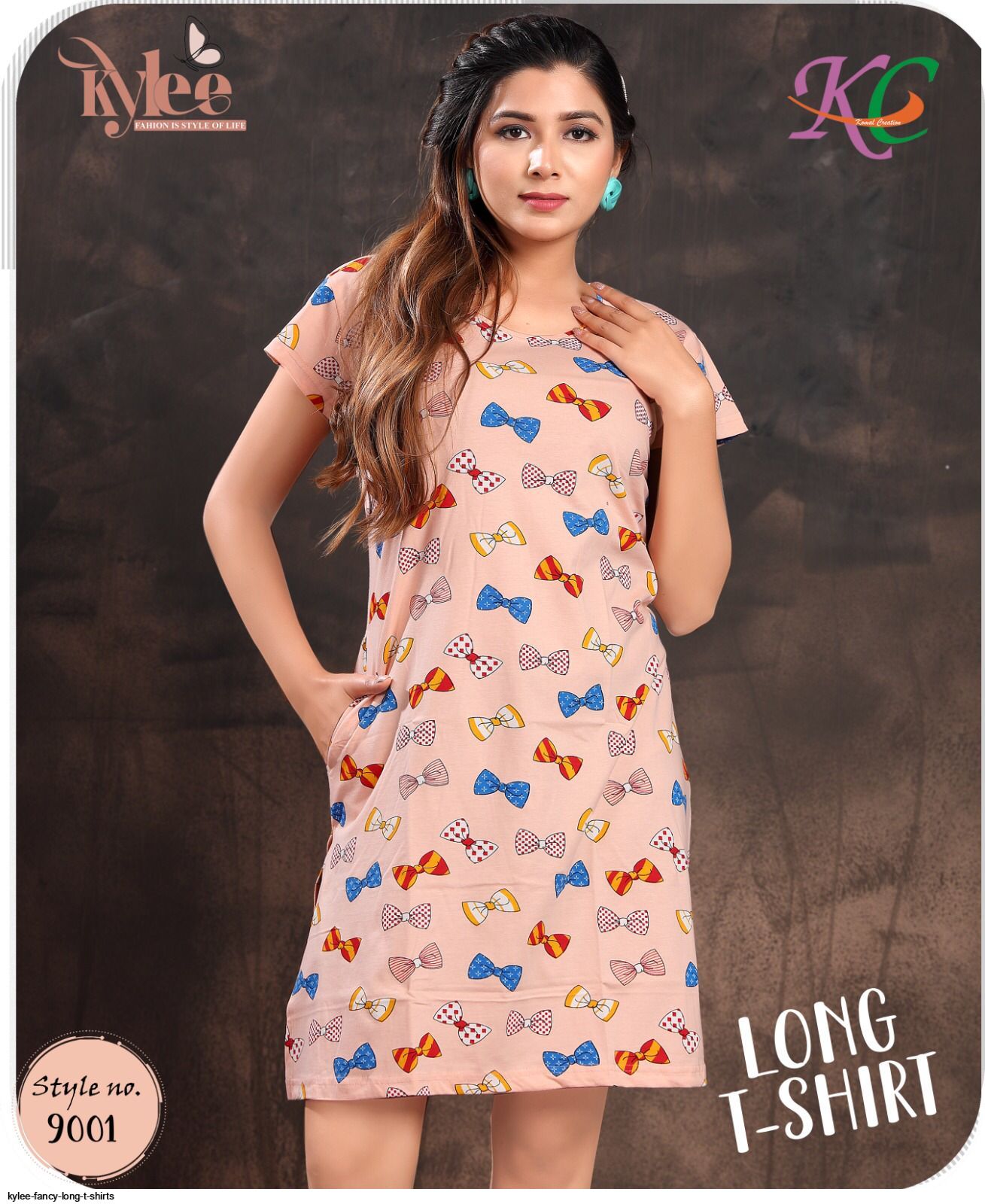 KYLEE FANCY LONG T SHIRTS