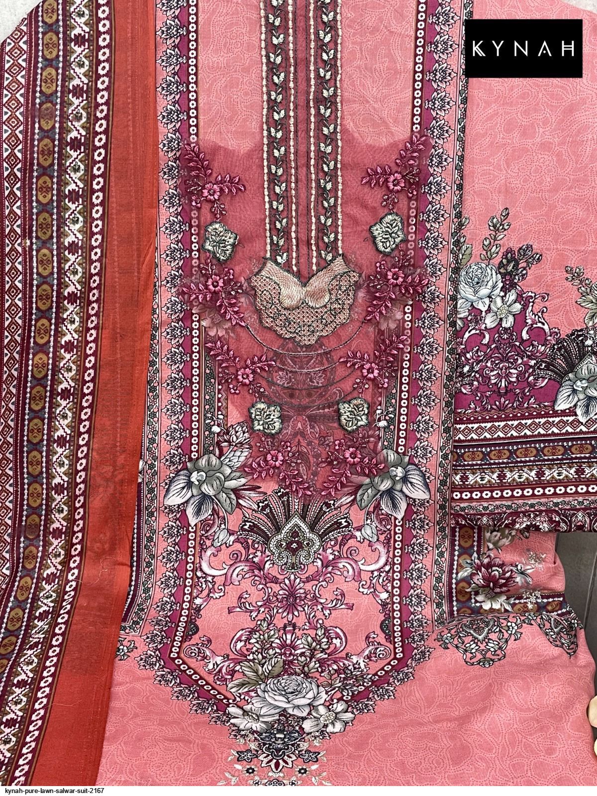 KYNAH PURE LAWN SALWAR SUIT 2167