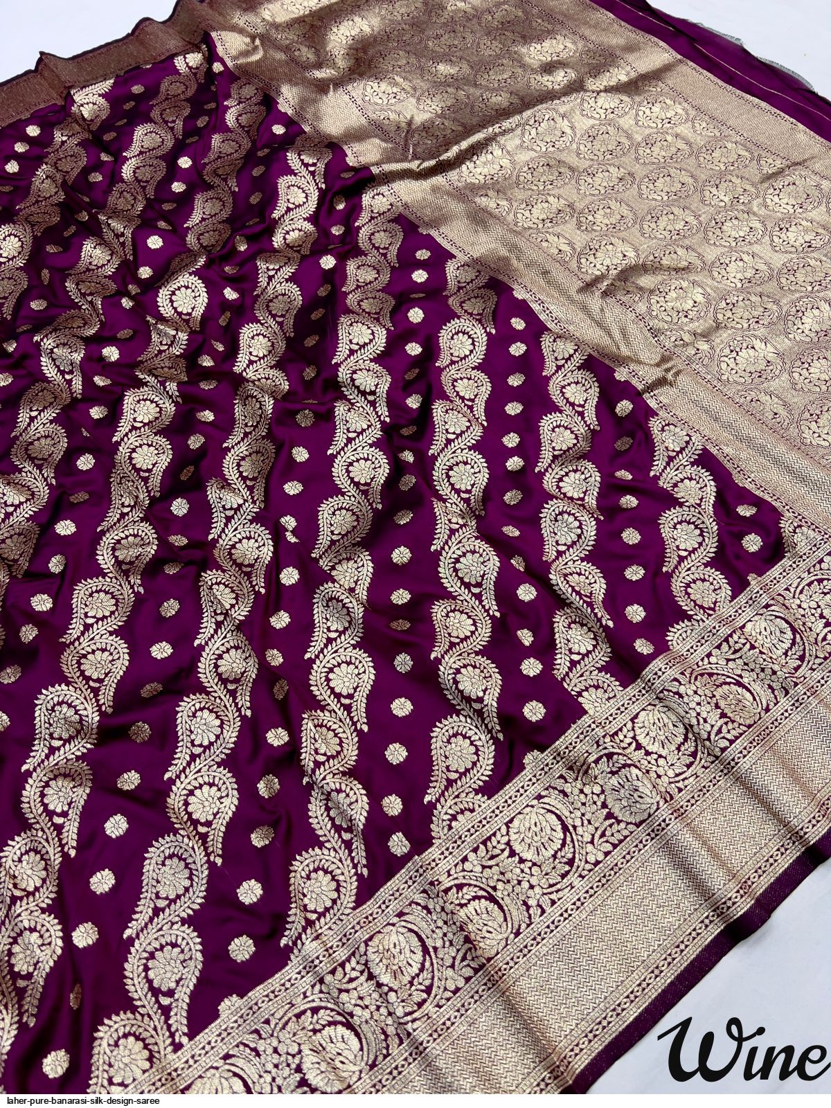 LAHER Pure Banarasi Silk design saree