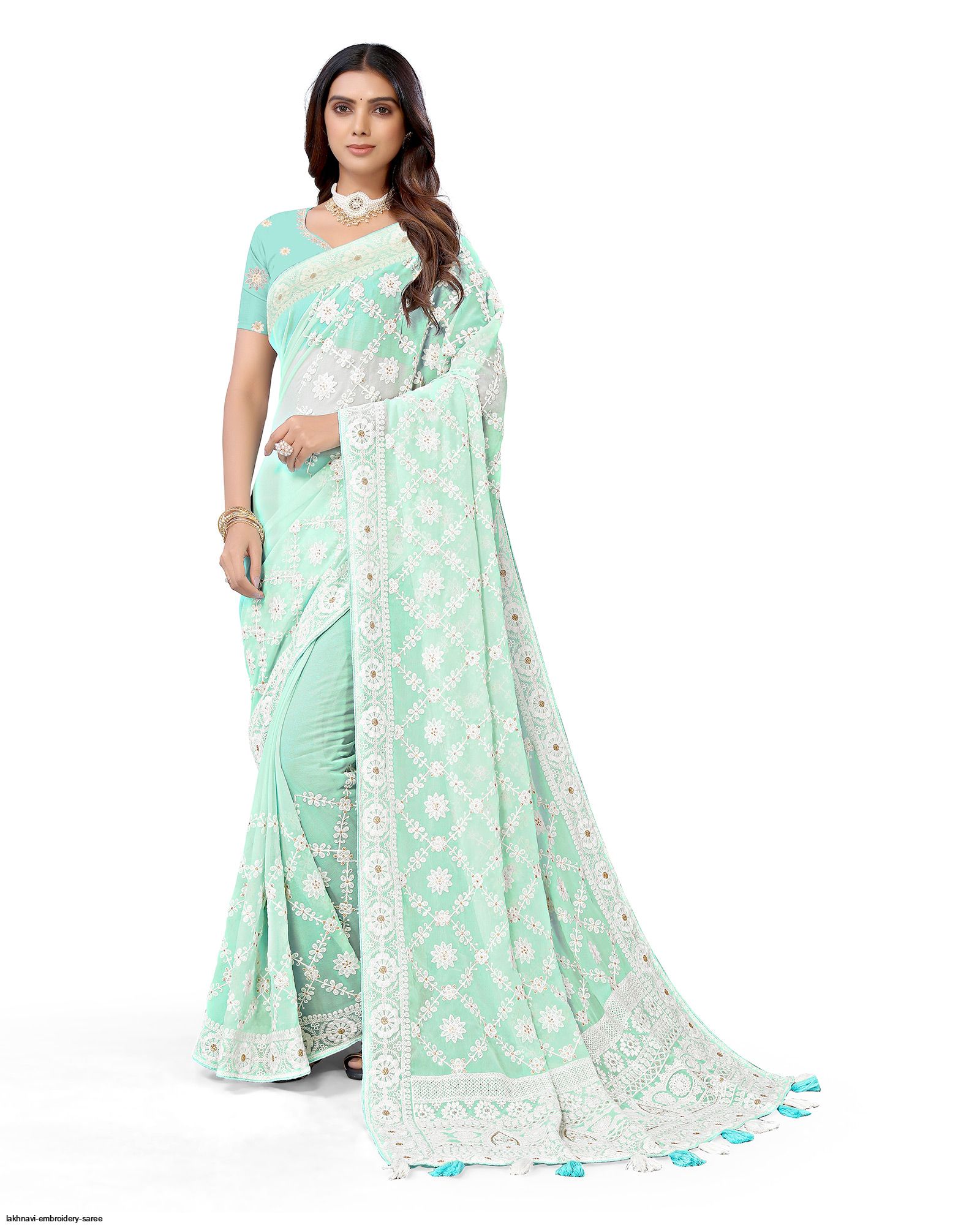 RAJESHREE KF-1060 lakhnavi-embroidery-saree